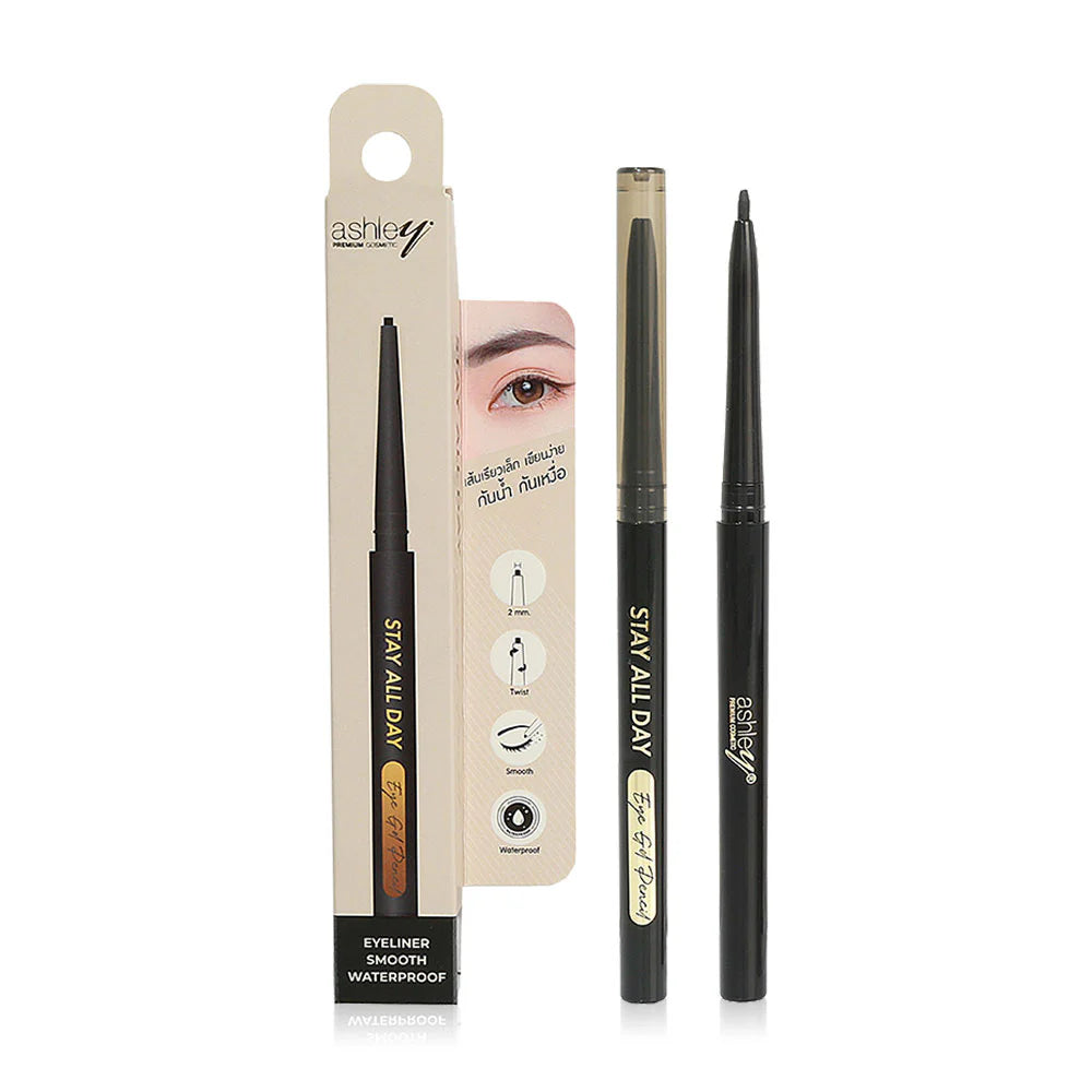 Ashley Eye Gel Pencil 0.15g #01 Black Eyeliner – Beauty Buddy